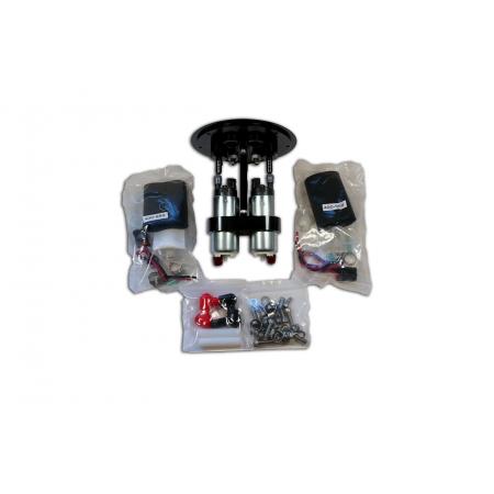 Raceworks Twin Pump Surge Tank 2.8L Kit With Walbro 255 Fuel Pumps – T ...