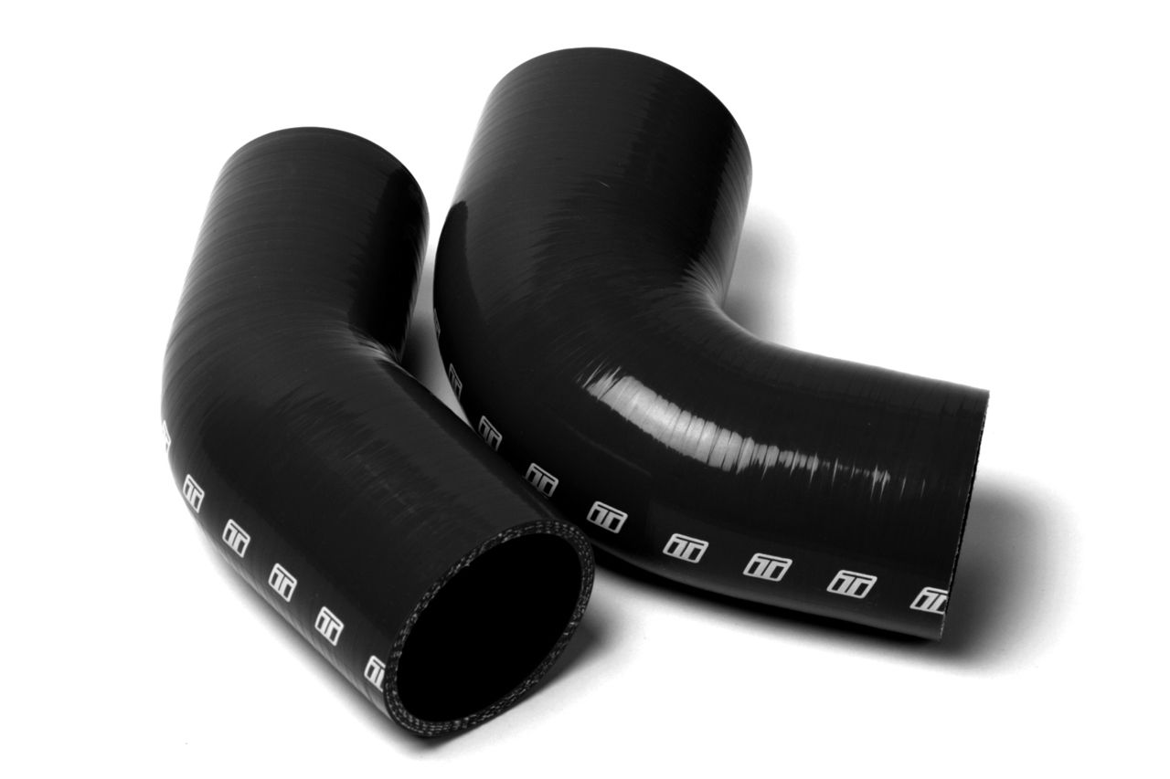 Turbosmart 2.25-2.5″ / 57-64mm 45 degree Silicone Reducer Elbow – Black ...