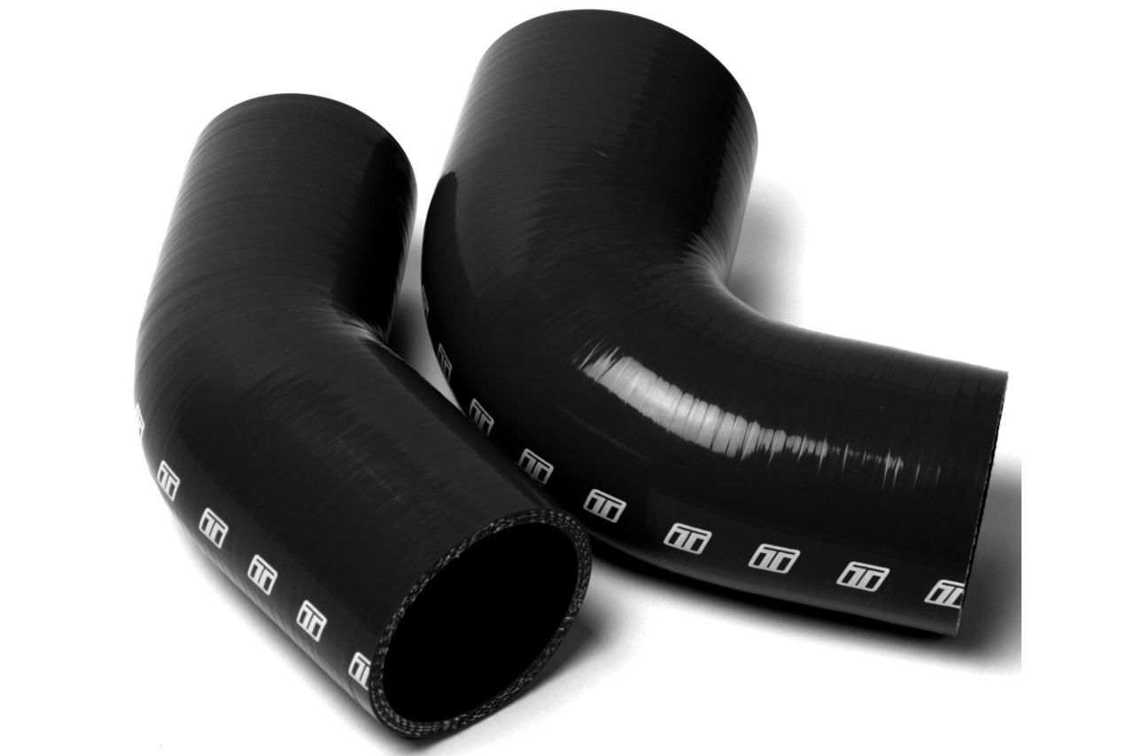 Turbosmart 2-2.5″ / 51-64mm 45 degree Silicone Reducer Elbow – Black ...