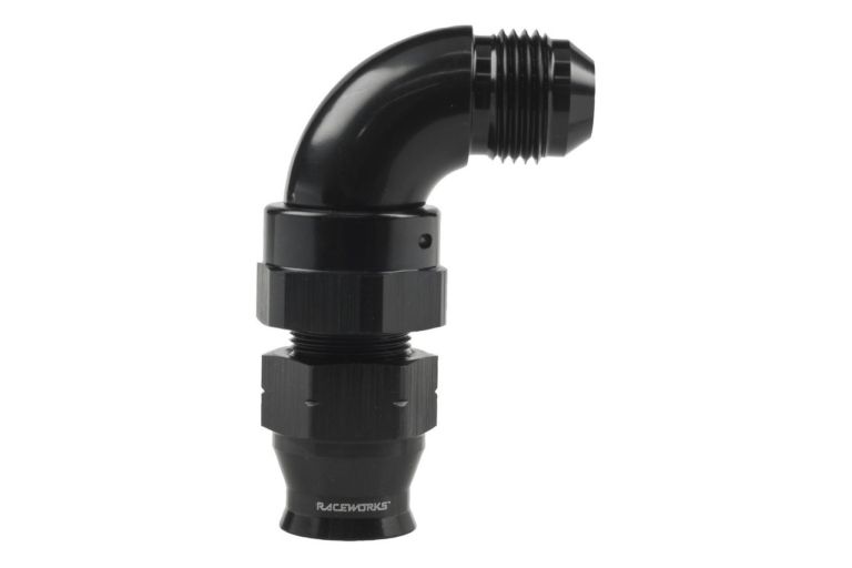 Raceworks 5/8″ 600 Series Hard Line Hose End Adaptor to AN-10 Male 90 ...