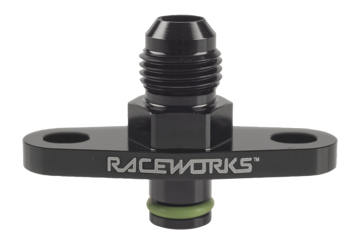 Raceworks Fuel Rail Adapter AN-6 Suits Mitsubishi Evo X, Subaru And ...