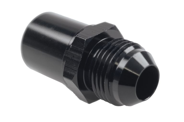 Raceworks AN-8 Push In Rocker Cover Breather Adaptor suit Ford Barra BA ...