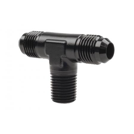 Raceworks AN-6 Male Flare Tee 1/4″ NPT on Branch – T.I. Performance