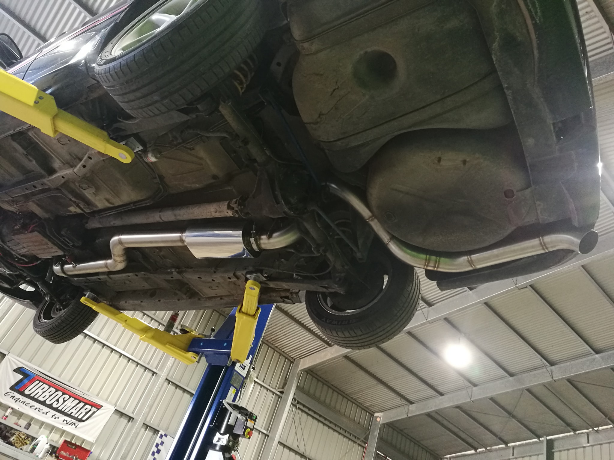 EA-EL Falcon 4L 4″ Stainless Exhaust – T.I. Performance