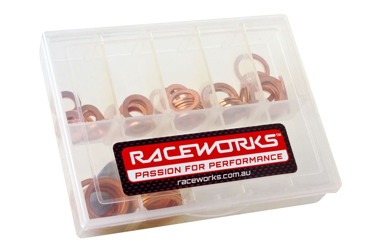 Raceworks 8mm – 16mm Copper Washer Kit PK70 – T.I. Performance