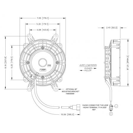 Maradyne 7″ Thermo Fan Champion Series 12v – 130w – T.I. Performance