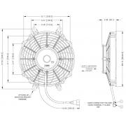 Maradyne 9″ Thermo Fan Champion Series 12v – 130w – T.I. Performance