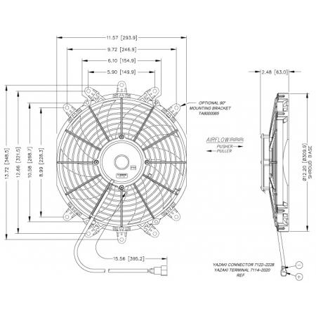 Maradyne 11″ Thermo Fan Champion Series 12v – 130w – T.I. Performance