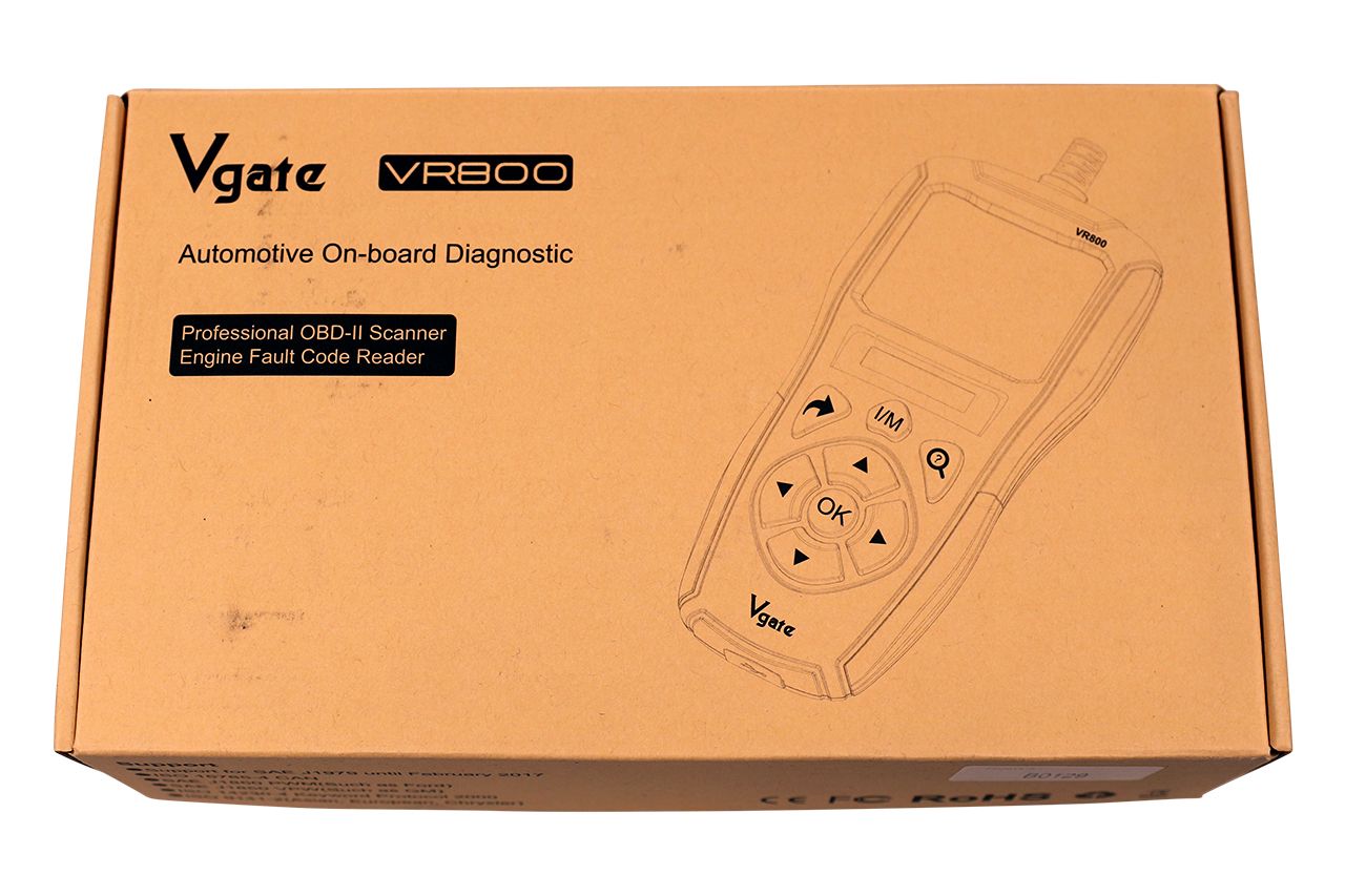 VGate VR800 Hand Held OBD2 Scan Tool / Code Reader with LCD Screen – T ...