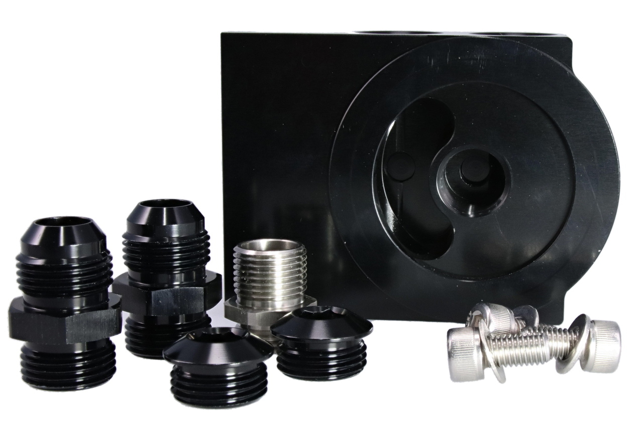 Raceworks Billet 4 Port Side Entry Remote Oil Filter Mount – T.I ...