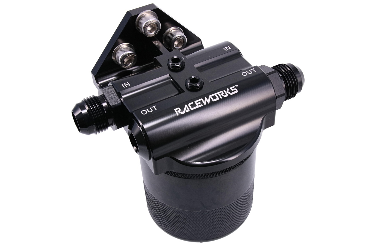 Raceworks Billet 4 Port Side Entry Remote Oil Filter Mount – T.I ...