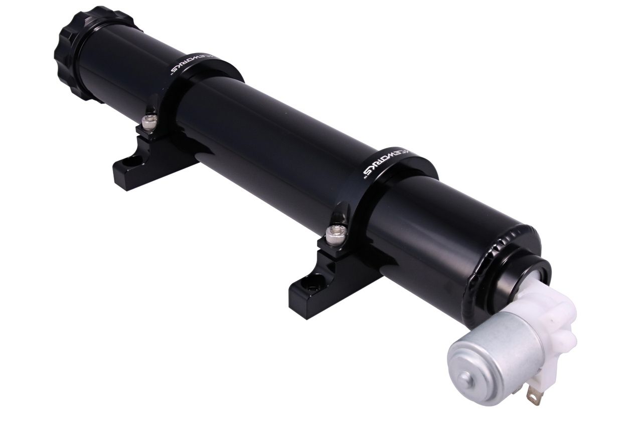 Raceworks Round Washer Bottle Tank With Pump 0.5L – Black – T.I ...