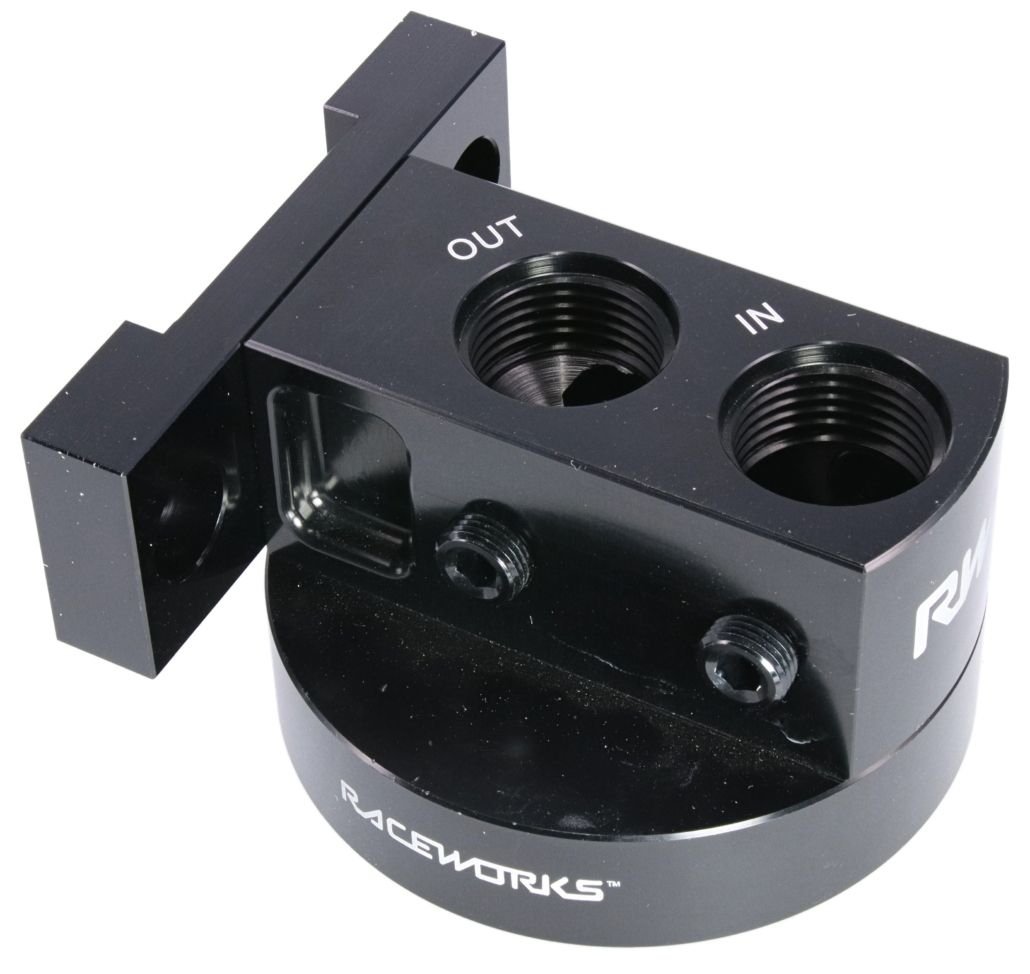 Raceworks Billet 4 Port Top Entry Remote Oil Filter Mount – T.I ...