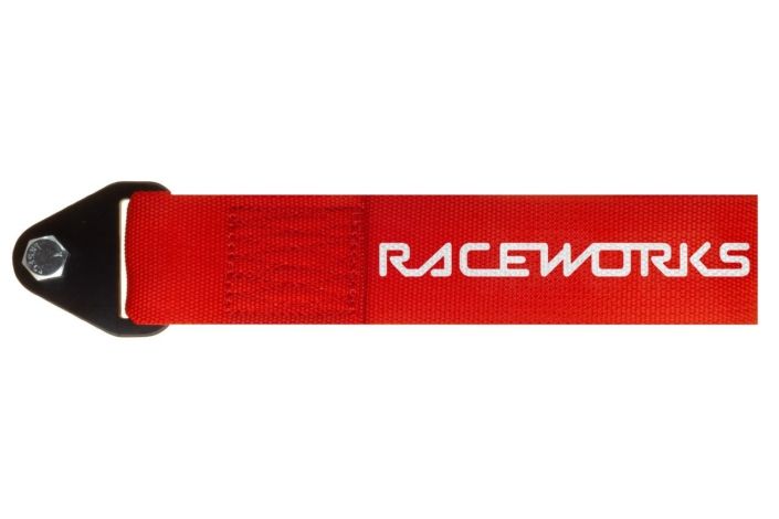 Raceworks Red Flexible Tow Strap – T.I. Performance
