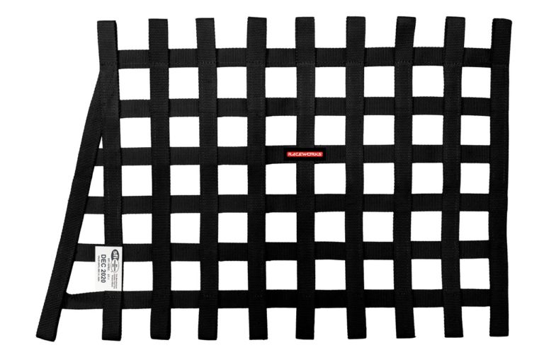 Raceworks Black Oblong Window Net SFI Approved – T.I. Performance