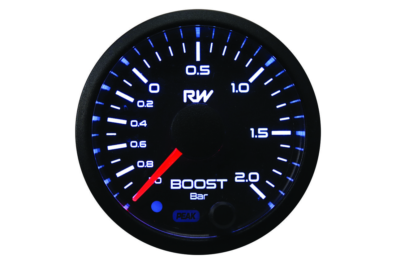 Raceworks 52mm Electronic Boost / Vacuum Gauge Kit (2 Bar) – T.I. Performance