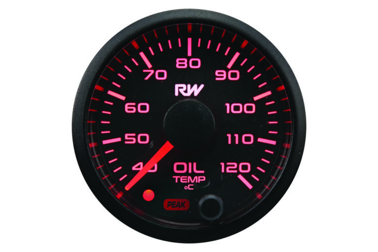 Raceworks 52mm Electronic Oil Temperature Gauge Kit (40-120degC) – T.I. Performance