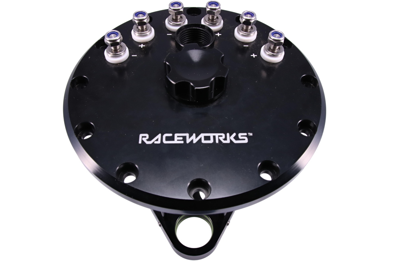 Raceworks Fuel Cell Single/Twin/Triple Fuel Pump Hanger ALY-195BK – T.I. Performance