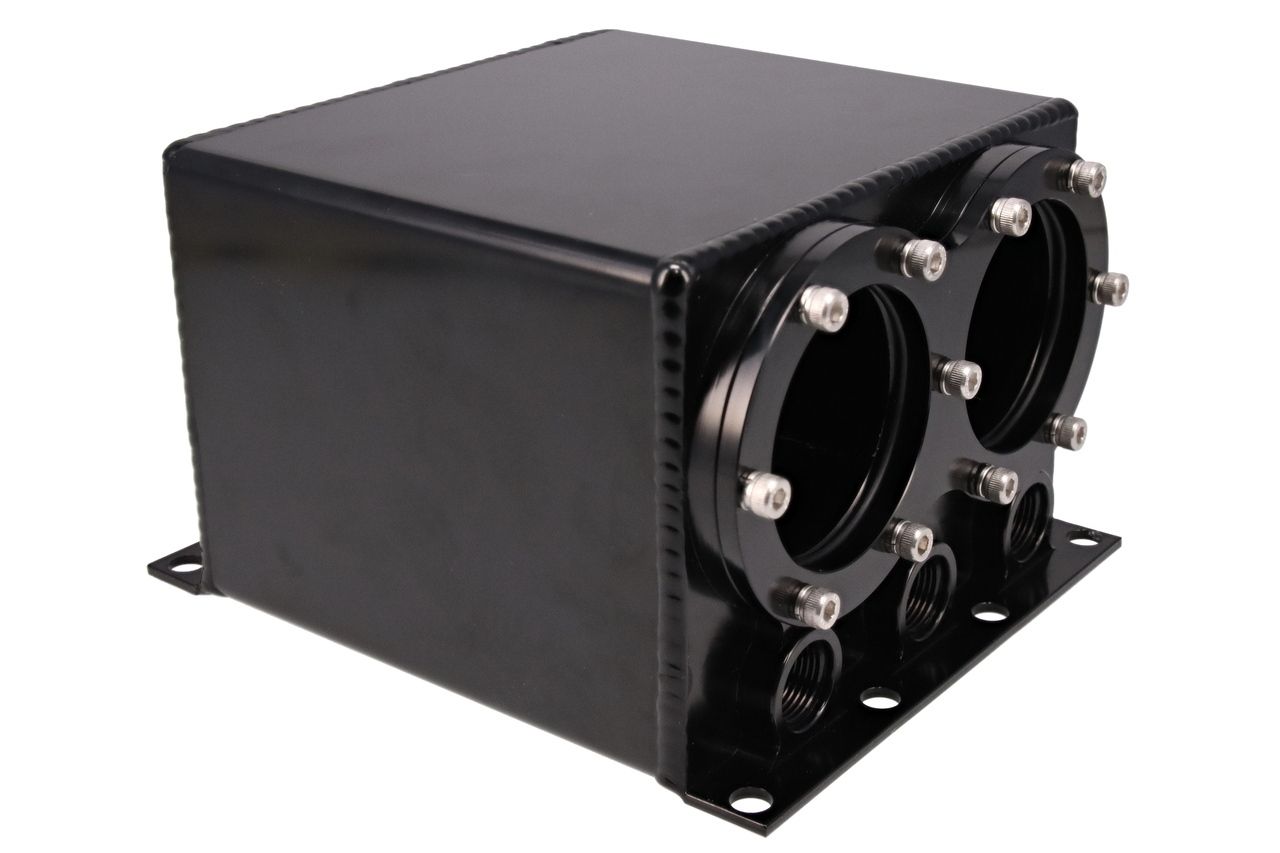 Raceworks 2.5L Twin 044 Undercar Surge Tank – Black – T.I. Performance