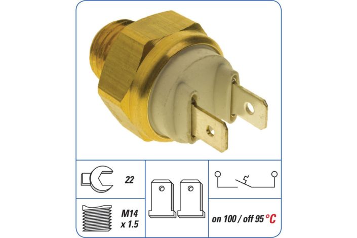 M14 x 1.5 90degC Cooling Fan Thermo Switch – T.I. Performance