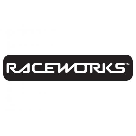 Raceworks Sticker B&W 400mm x 70mm – T.I. Performance