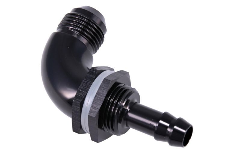 Raceworks AN-8 to 3/8″ Barb 90 Degree Bulkhead Kit – T.I. Performance