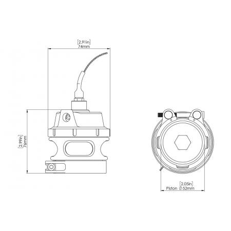 Turbosmart Gen V RacePort BOV Blow Off Valve Sensor Cap Upgrade – Black ...