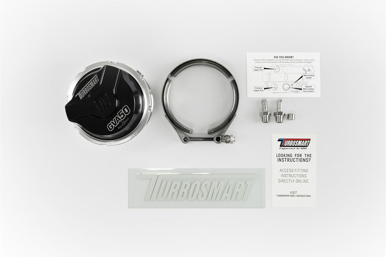 Turbosmart GenV eWG50 Progate50 Electronic External Wastegate – Black ...