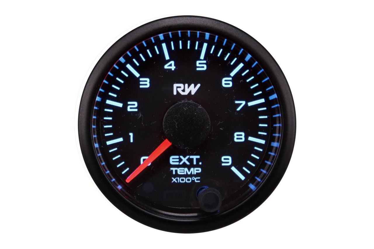 Raceworks 52mm Electronic 0-900deg Diesel EGT Gauge Kit / Pyrometer – T ...