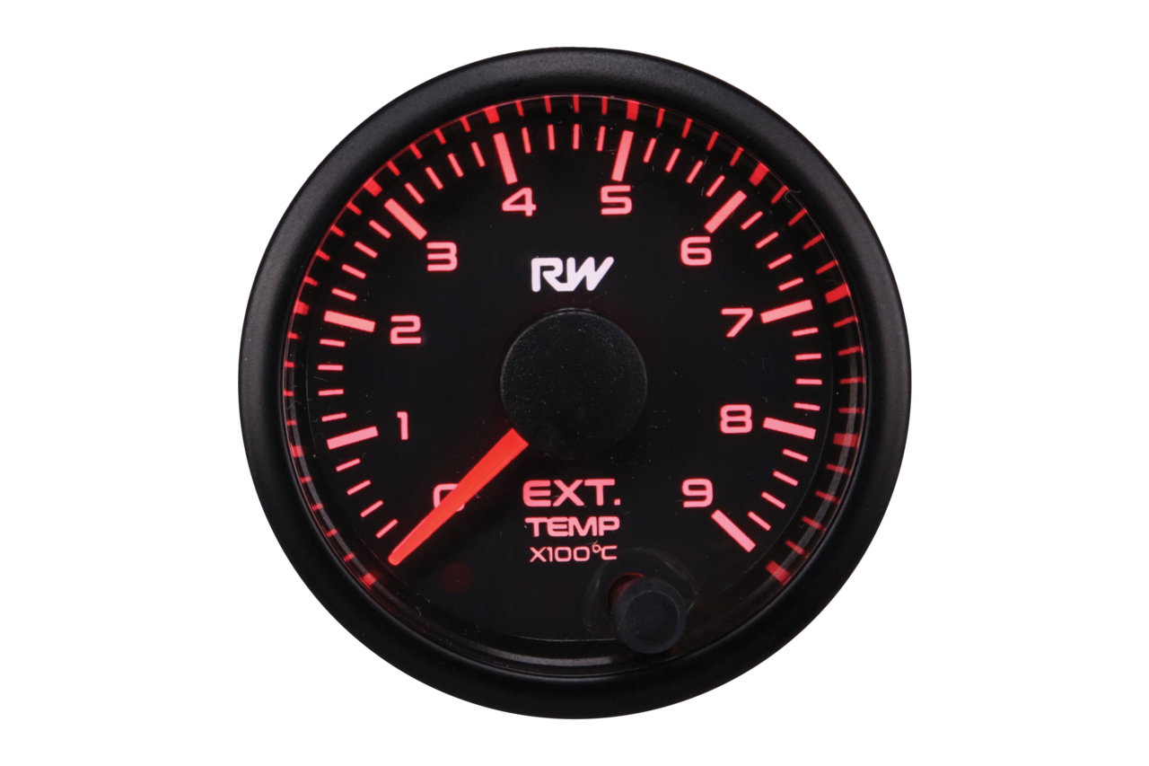 Raceworks 52mm Electronic 0-900deg Diesel EGT Gauge Kit / Pyrometer – T ...