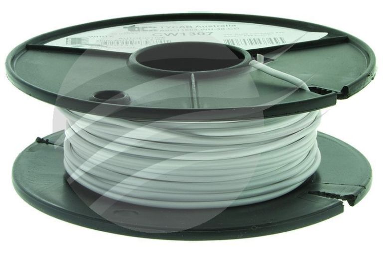 Tycab 3mm Single Core White V90 Automotive Cable (14/0.32) – 30m – T.I ...