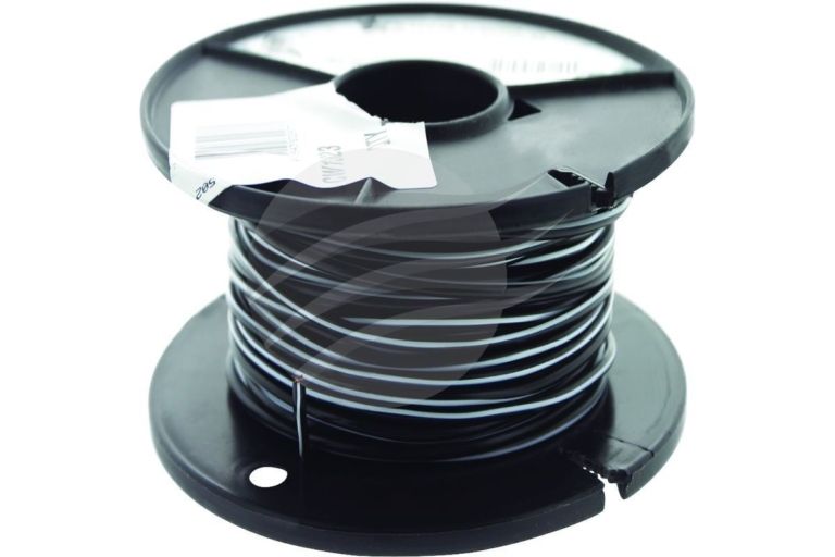 Tycab 3mm Single Core Black/White Trace V90 Automotive Cable (14/0.32 ...
