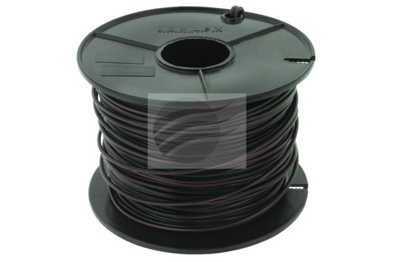 Tycab 3mm Single Core Black/Red Trace V90 Automotive Cable (14/0.32 ...